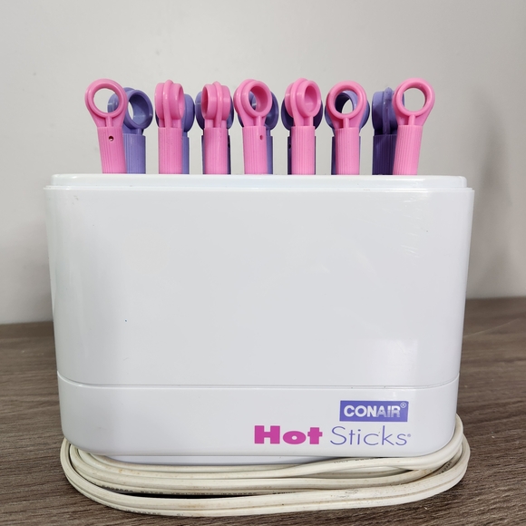 Conair | Hair | Conair Hot Sticks Hair Rollers Pink And Purple | Poshmark